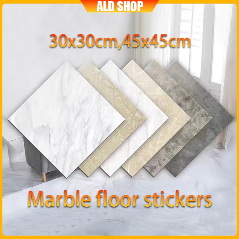 30X30cm & 45X45cm Marble Vinyl Flooring Floor Tiles Self-adhesive PVC ...