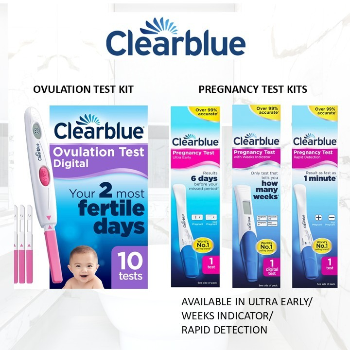 CLEARBLUE PREGNANCY TEST KIT | Shopee Singapore