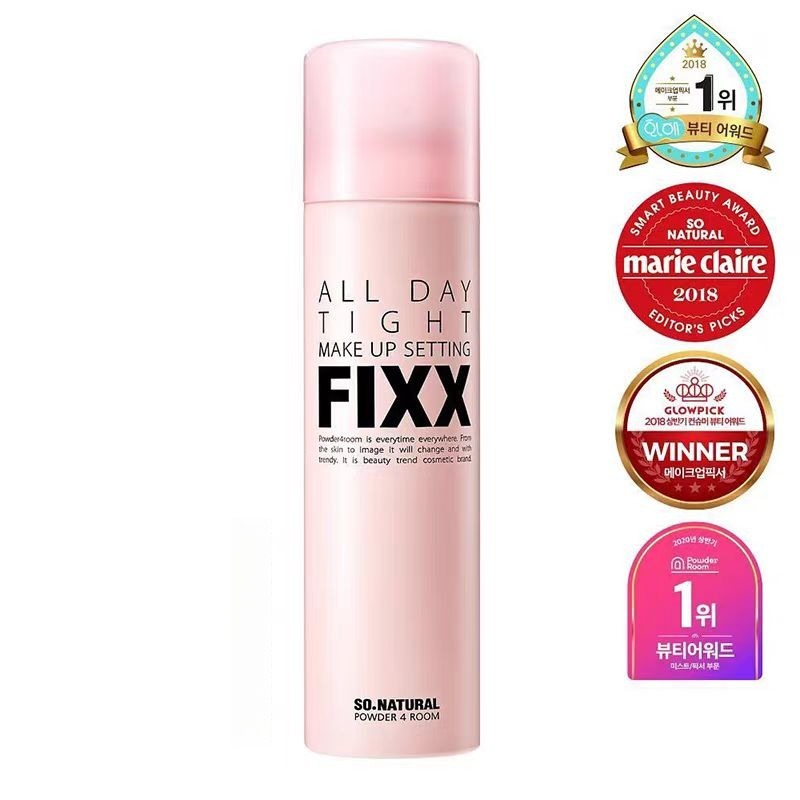 SO.NATURAL All Day Tight Make up Setting Fixx Setting spray 75/120ml ...