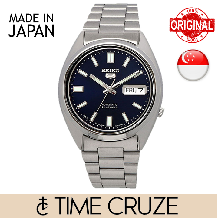 [Time Cruze] Seiko 5 SNXS77J1 Japan Made Automatic Analog 30M Stainless ...