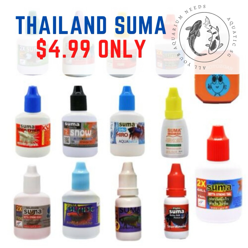 SUMA BETTA 12ml | Treatment Supplement Solution for Betta Improvement ...