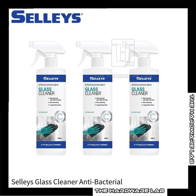{The Hardware Lab}Selleys Glass Cleaner Anti-Bacterial 500ml | Shopee ...