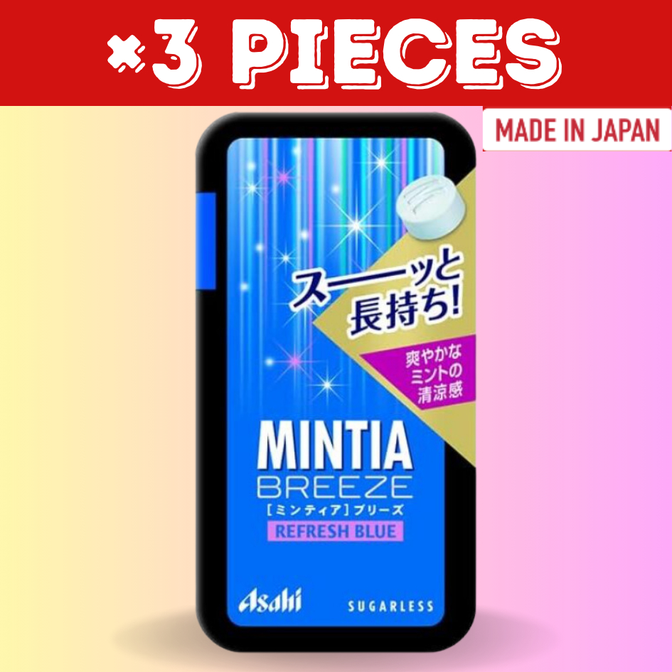 [Asahi Group Foods] Asahi Mintia Breeze Refresh Blue 30 tablets / Minty goodness Candy [Direct ...