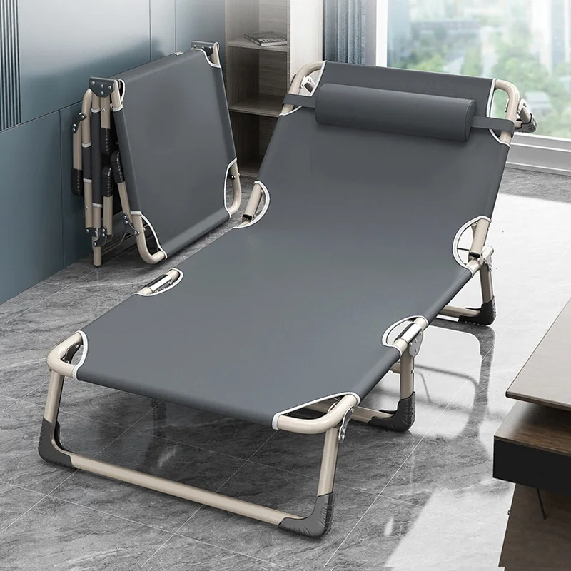 Portable Folding Bed Single Bed Nap Bed Office Adult Nap Camp Bed ...