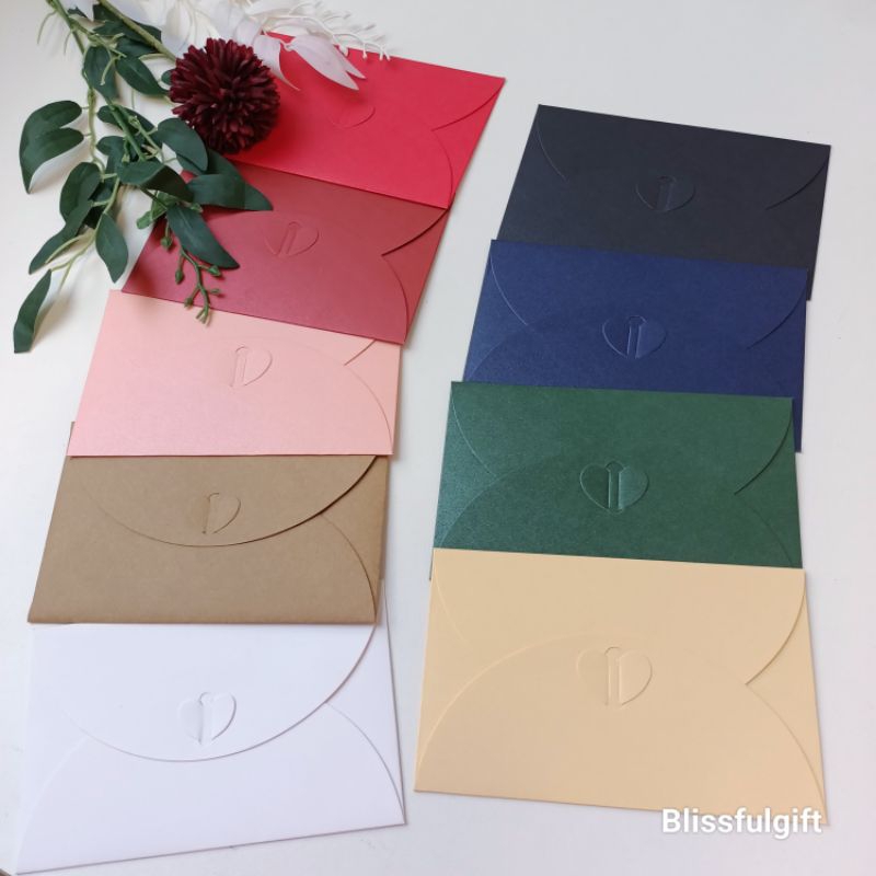 50pcs C6 Thick Kraft Vintage Paper Cardstock Envelope for A6 Greeting ...
