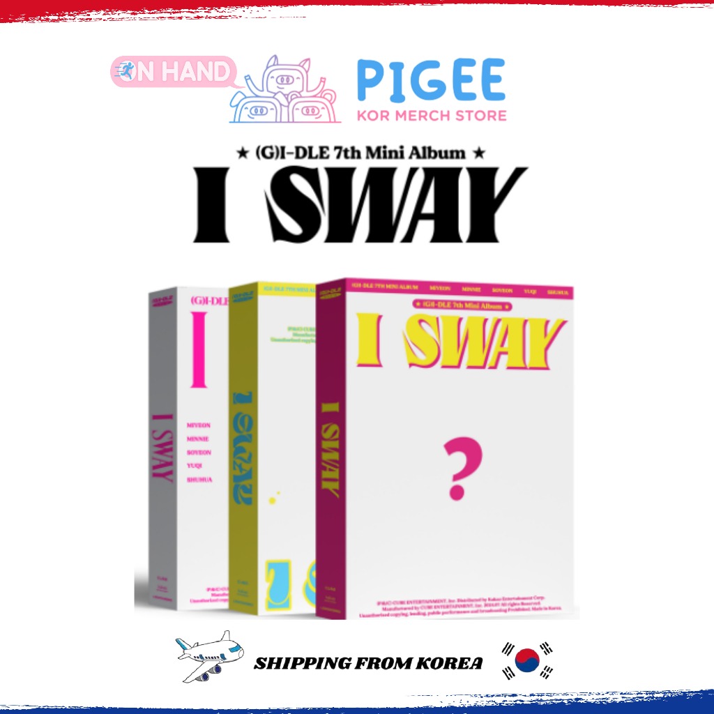 (G)I-DLE - [ I SWAY ] 7TH MINI ALBUM | Shopee Singapore