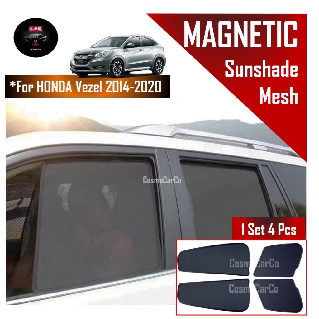 🔥SG SELLER🔥Honda VEZEL / HR-V HRV 2014-2020 Car Magnetic Sun Shade UV ...