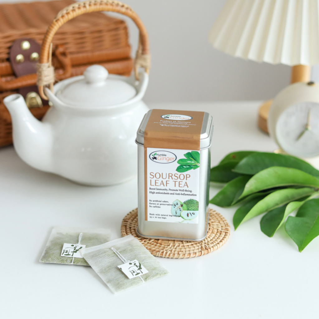 Humble Ginger: Soursop Leaf Tea/Teh Celup Daun Sirsak/红毛榴莲叶茶: 2gx30 ...