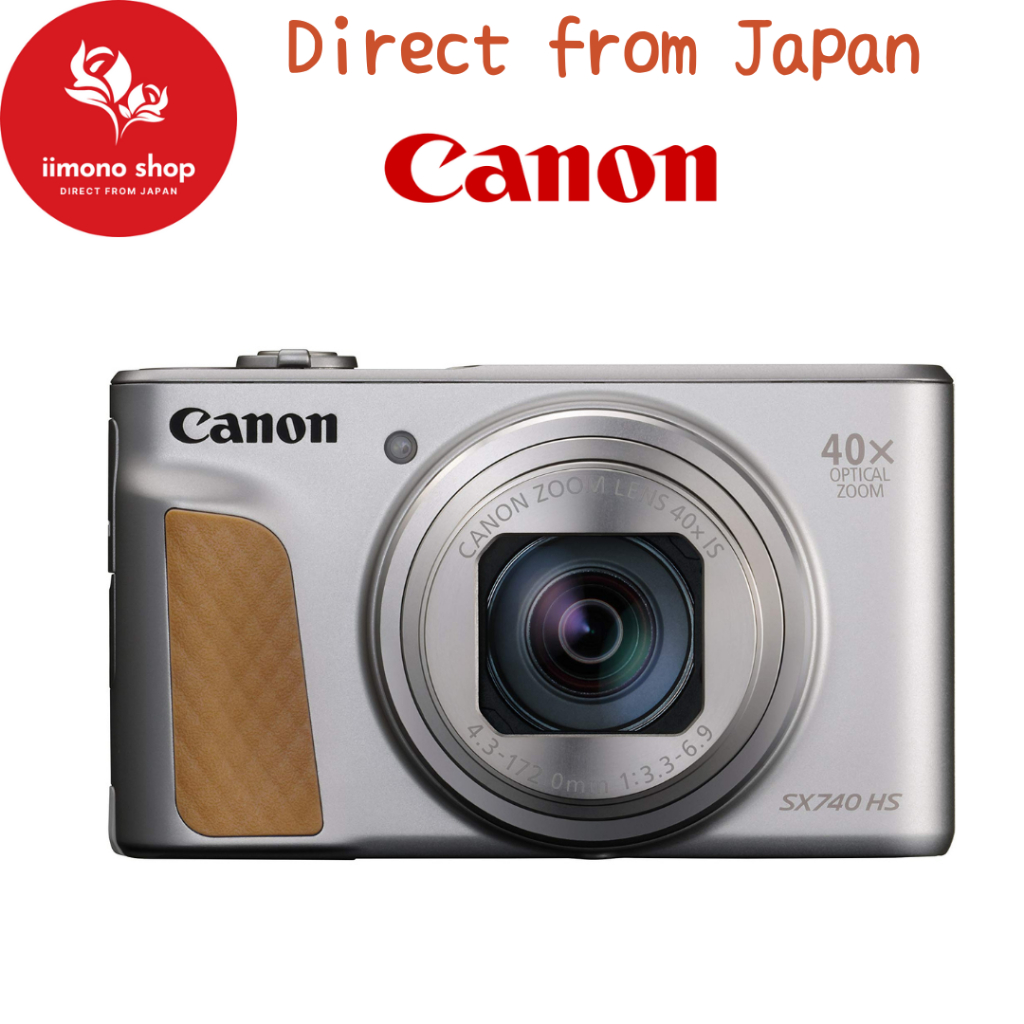 【Canon】 Compact Digital Camera PowerShot SX740 HS Silver 40x Optical ...