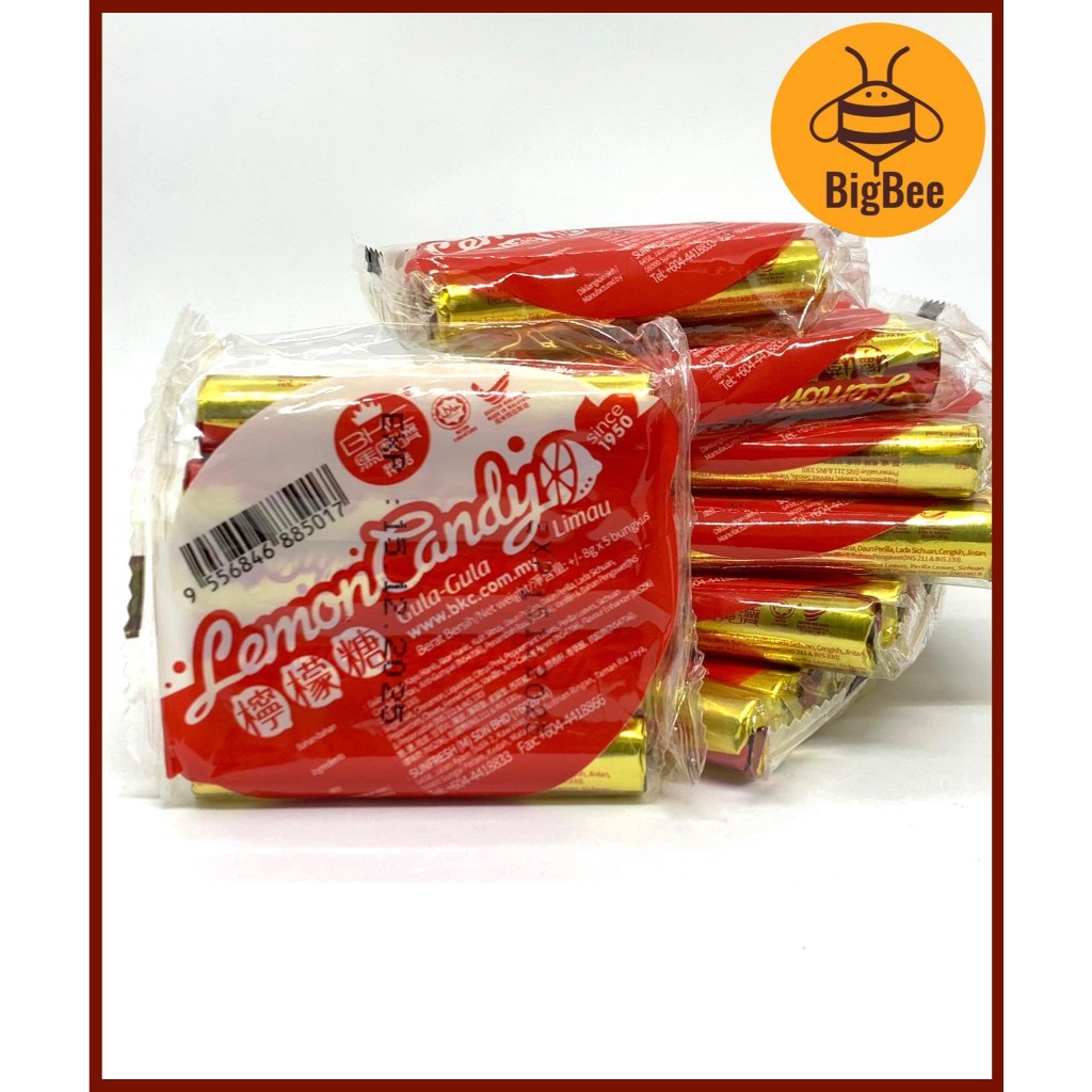 Ling Mong Tablets - 8gx5's / pkts Lemon Tablets Old School Snack Candy ...