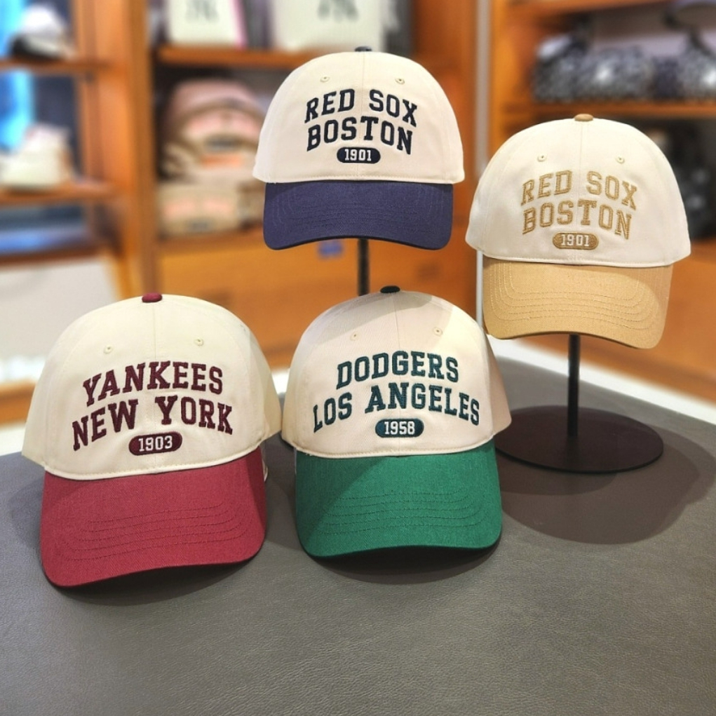 MLB Lettering Color Unstructured Ball Cap (2024New) | Shopee Singapore
