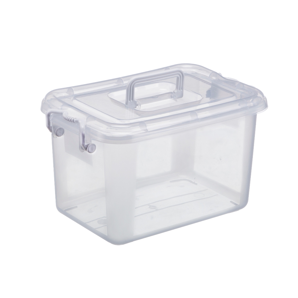 【JAPAN HOME】Multi Purpose Plastic Storage Box (11L) - with Lid & Handle ...