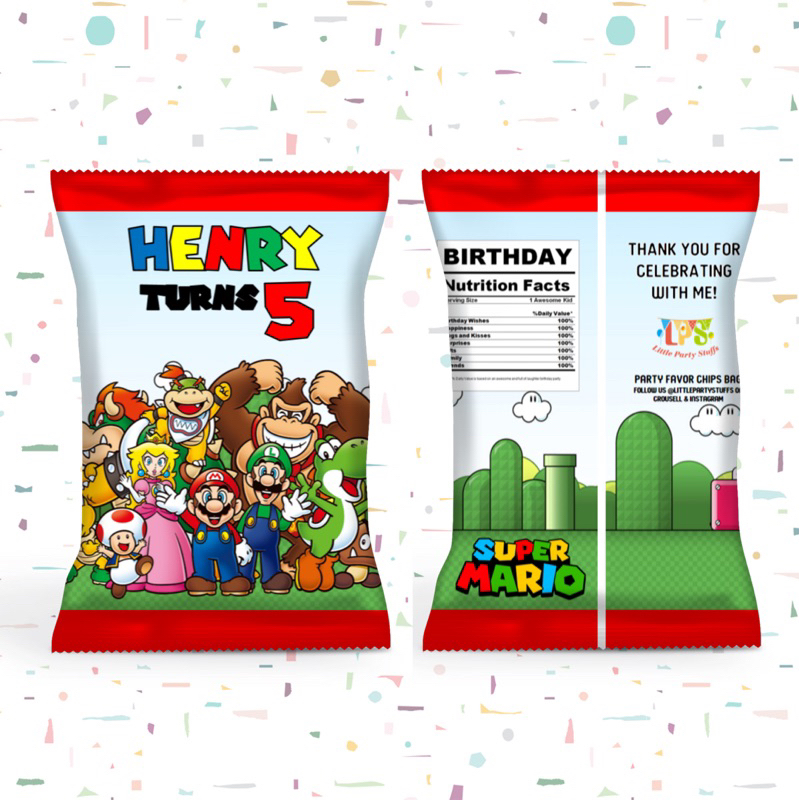 SG CustomMade - Cartoon Game Super Mario Party Customize Personalize ...