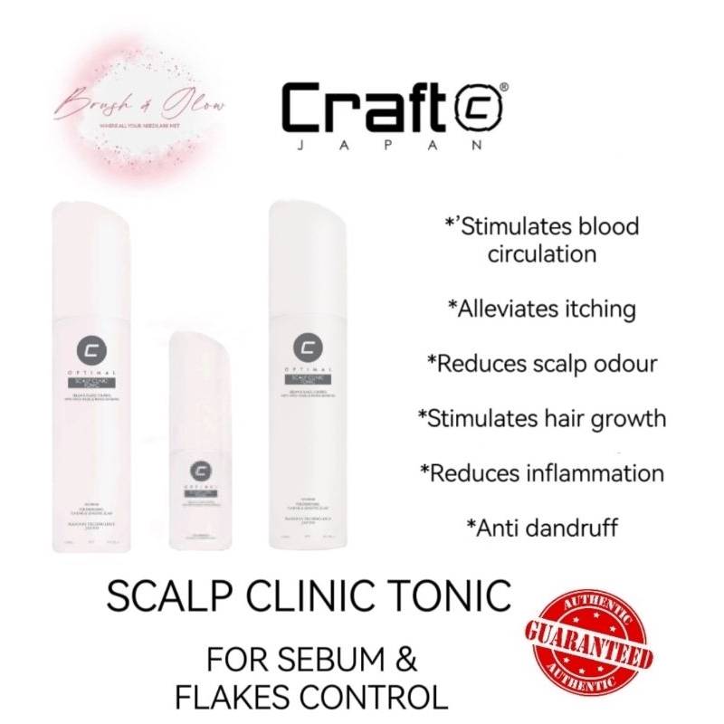 Craft Scalp Clinic Tonic Duo Pack 120ml x 2 + 25ml | Shopee Singapore