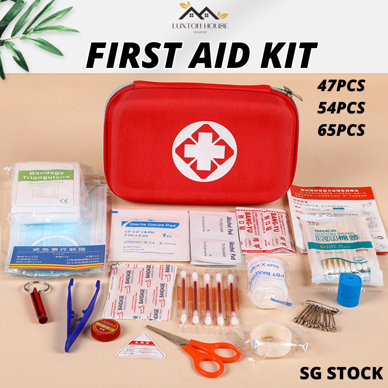 {SG} Portable First Aid Kit 46PCS 132PCS 184PCS Medical Emergency ...