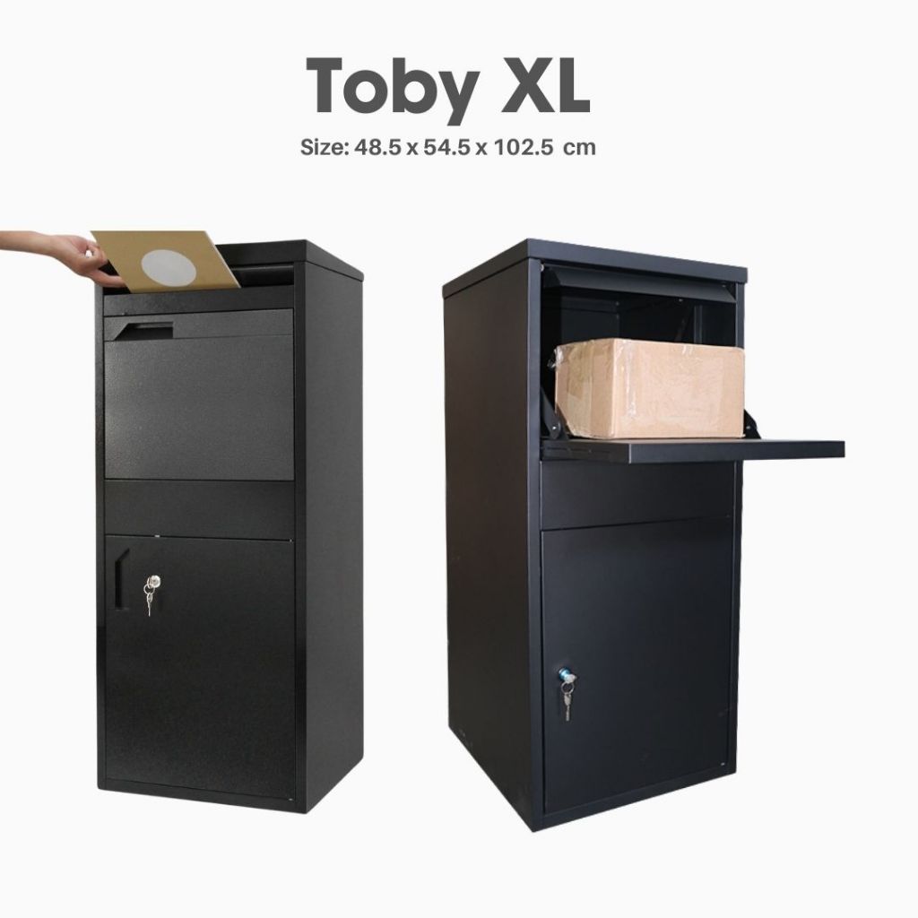 SG TOBY XL Large Parcel Delivery Mail Box Outdoor Parcel Drop Box HDB ...
