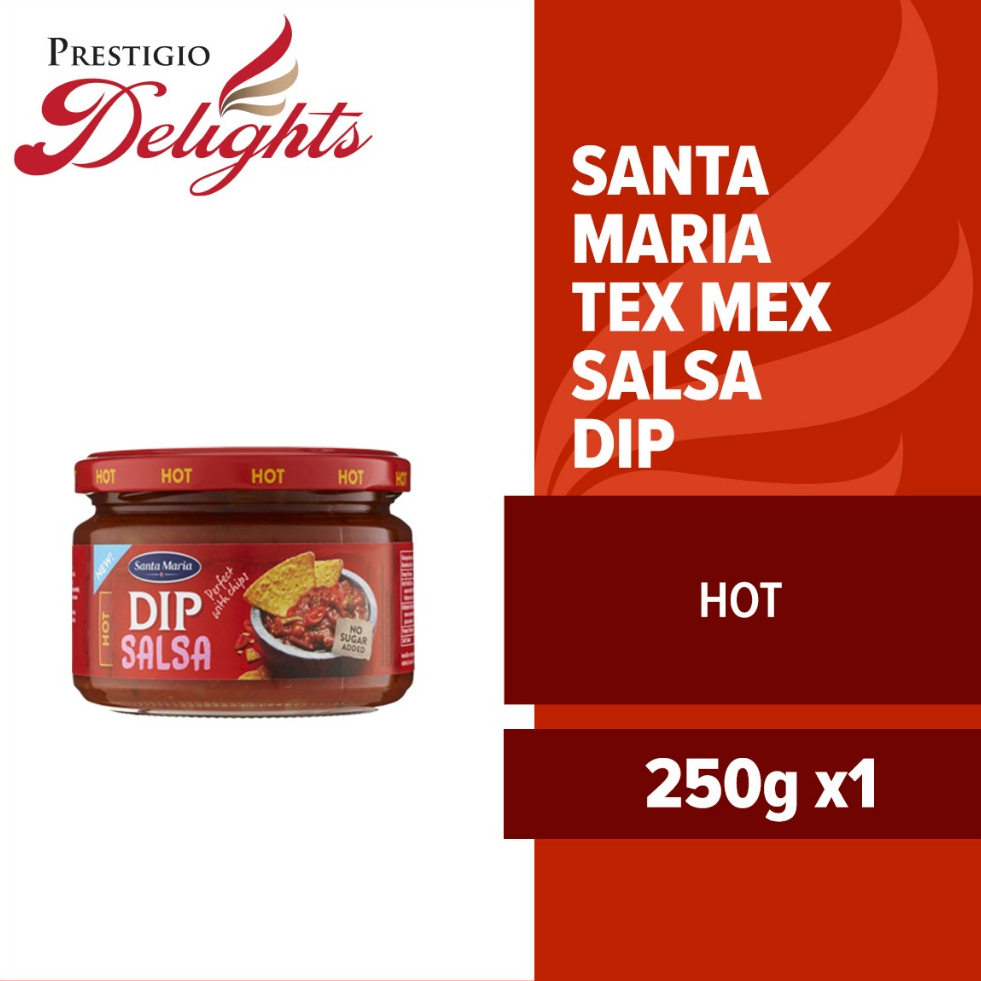 Santa Maria Tex Mex Salsa Dip Hot 250g | Shopee Singapore