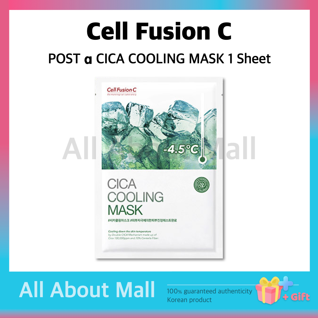[Cell Fusion C] CICA COOLING MASK 27g 1 Sheet | Shopee Singapore