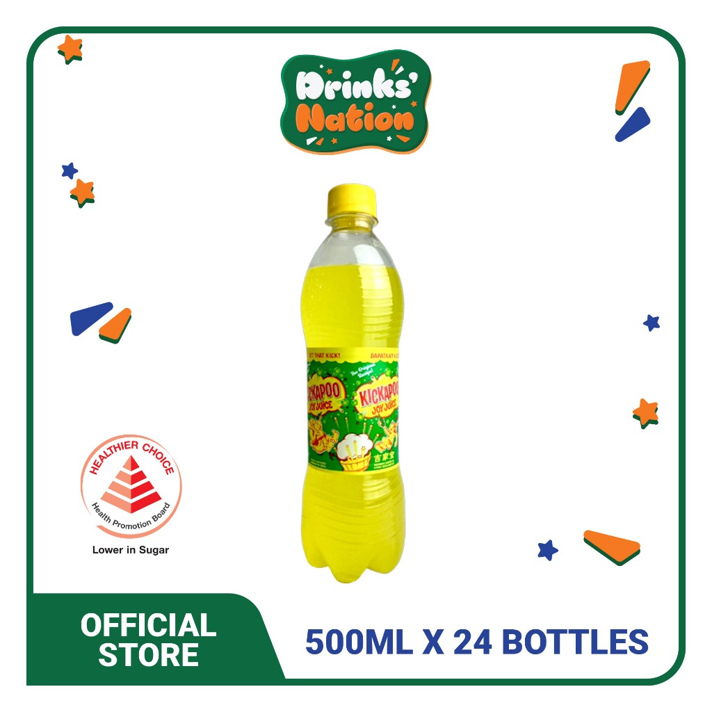 [Wholesale - 24s] Kickapoo Joy Juice (Bottle 500ml) | Shopee Singapore
