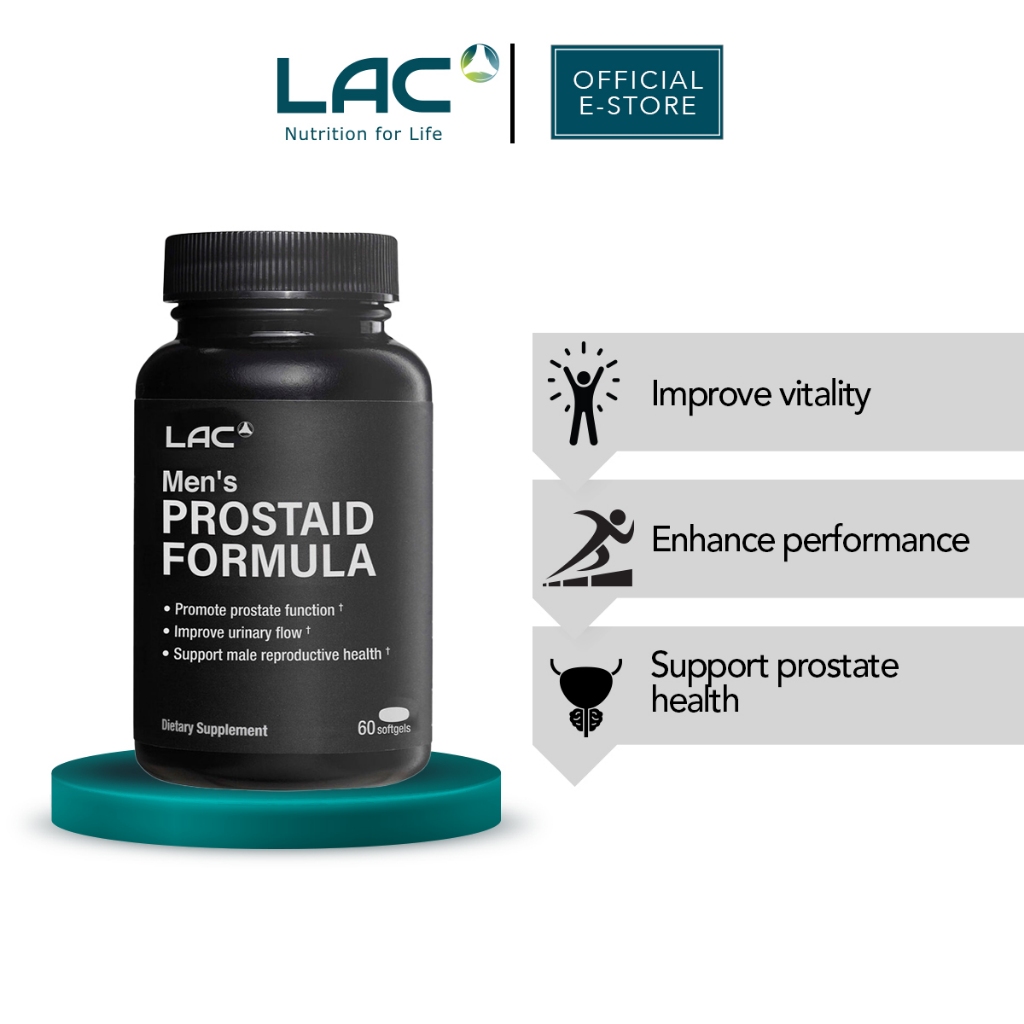 [LAC MEN'S] ProstAid Formula (60 softgels) | Shopee Singapore