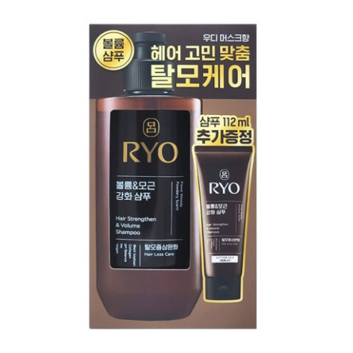 Ryo Hair Strengthen And Volume Shampoo 480ML+112ml 려(흑운)볼륨 모근강화 샴푸480ml+112ml | Shopee Singapore