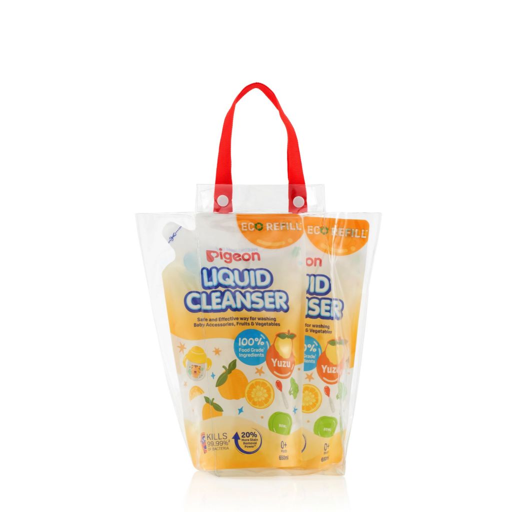 Pigeon 2 in 1 Liquid Cleanser Yuzu Refill (650ml) | Shopee Singapore