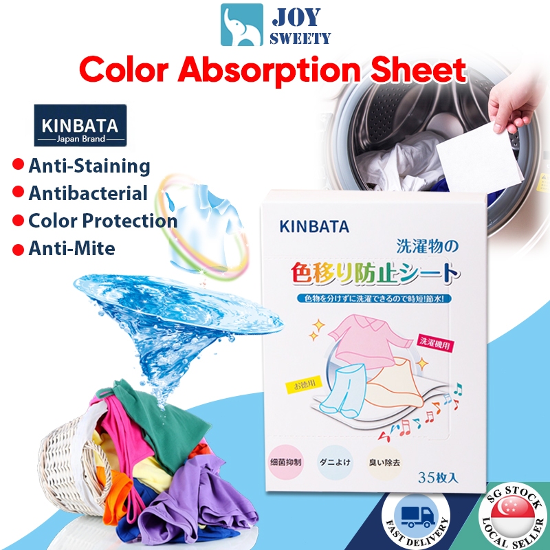 Kinbata Dirts&Colour Absorber sheet /Anti Dyed Cloth Color catcher sheet Laundry Sheet Colour ...