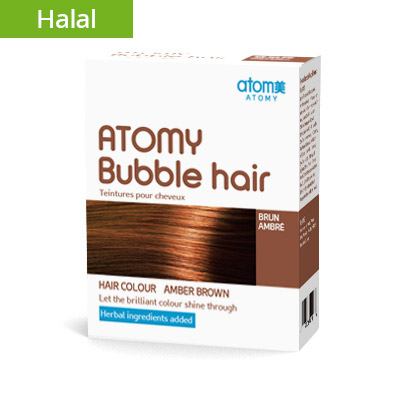 SG Atomy Bubble Hair Color Cream - Amber Brown | Shopee Singapore