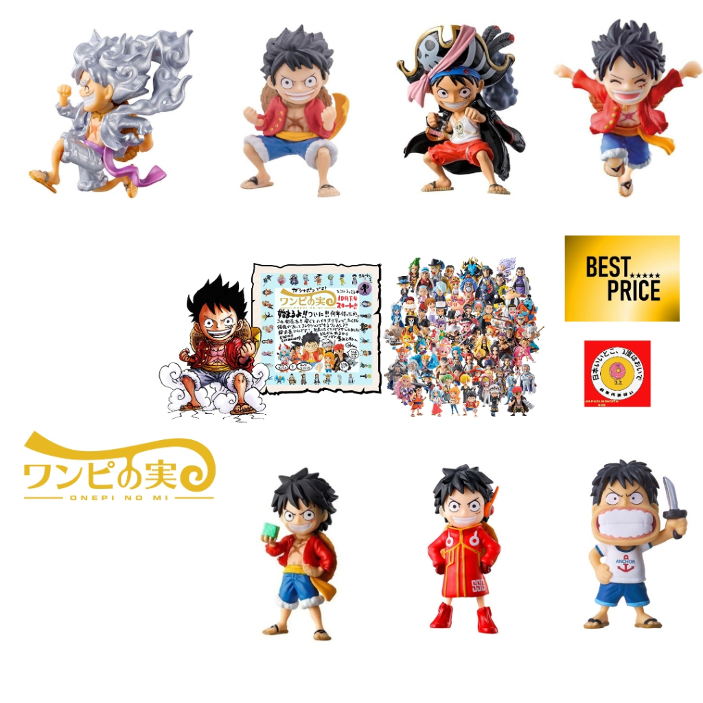 One Piece Fruit Gashapon Luffy mini figure ONE PIECE Capsule Toys/From ...