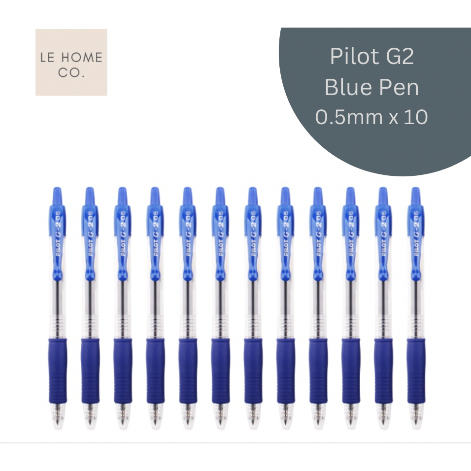Pilot G2 Pen 0.5mm/0.7mm | Black/Blue | BLS-G2-5 | BLS-G2-7 | Bundle of ...
