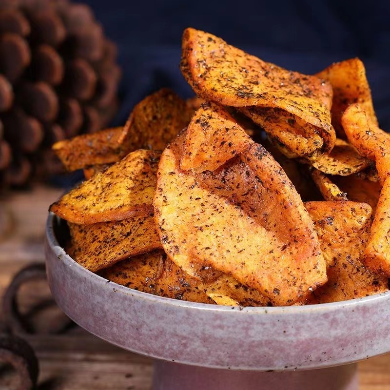 Sweet plum sweet potato chips, crispy seaweed, sweet potato chips ...