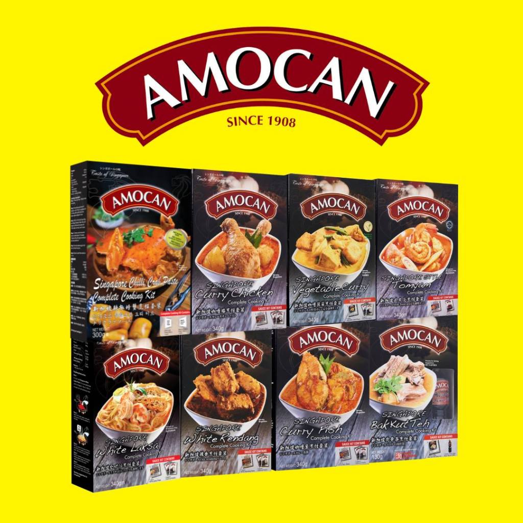 [BUNDLE OF 2] Amocan Complete Cooking Kit 130g/300g/340g | Shopee Singapore