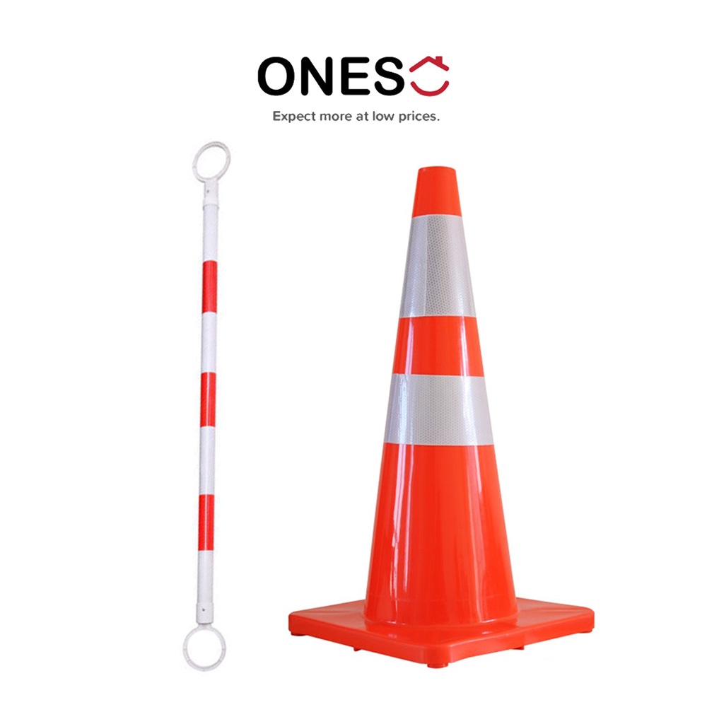 (ONES) Ones Safety Cone/ Barricade Extendable Pole/ Safety Traffic Cone ...