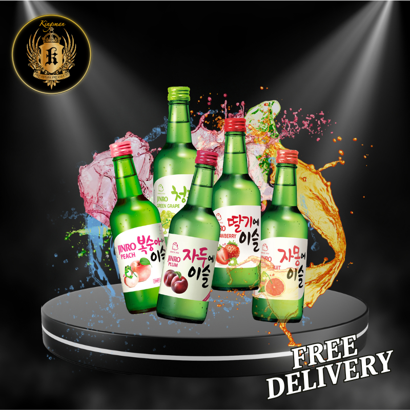 Jinro Soju Pre-Mixed 5 Flavored | Shopee Singapore