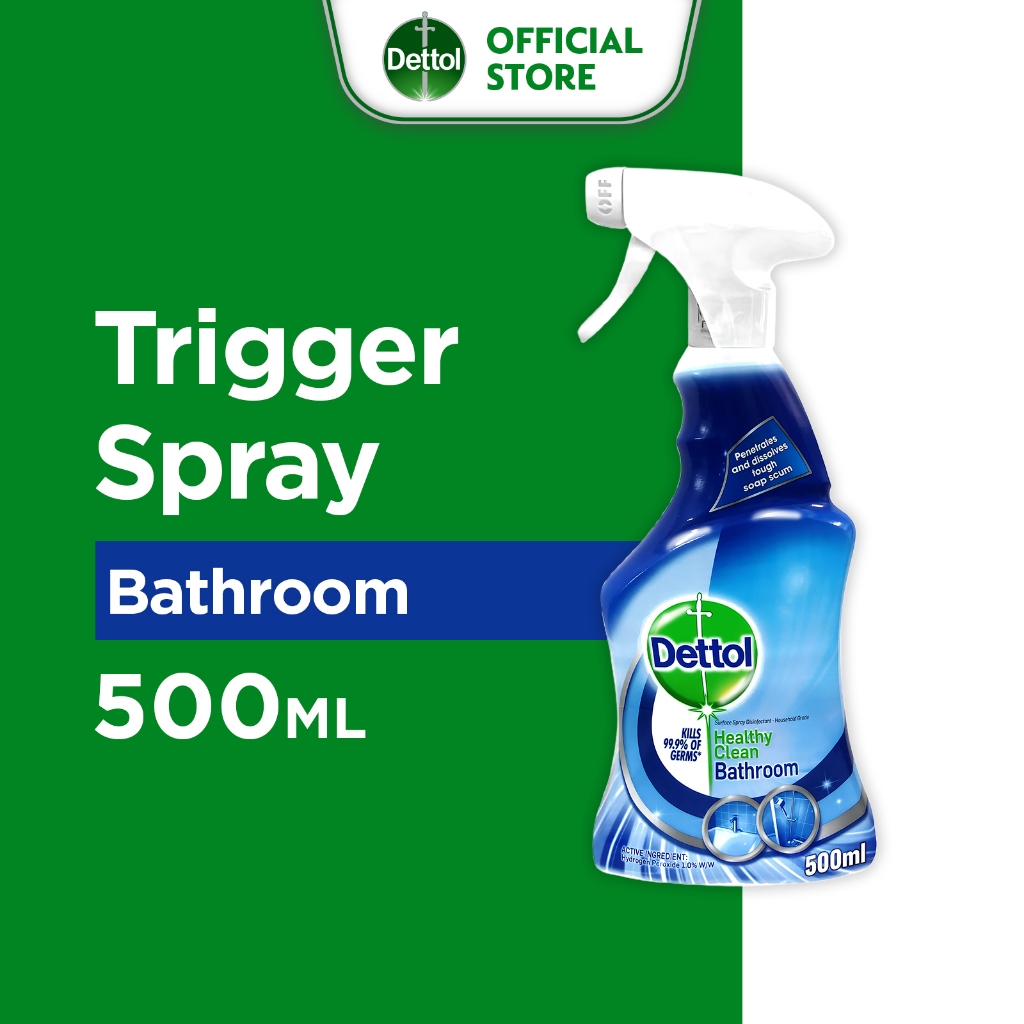 Dettol Trigger Spray Bathroom Cleaner (500ml) | Shopee Singapore