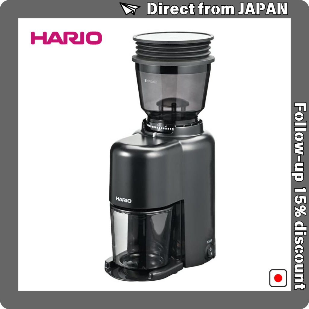 HARIO V60 Electric Coffee Grinder Compact N [ EVCN-8-B ] 【Direct from ...