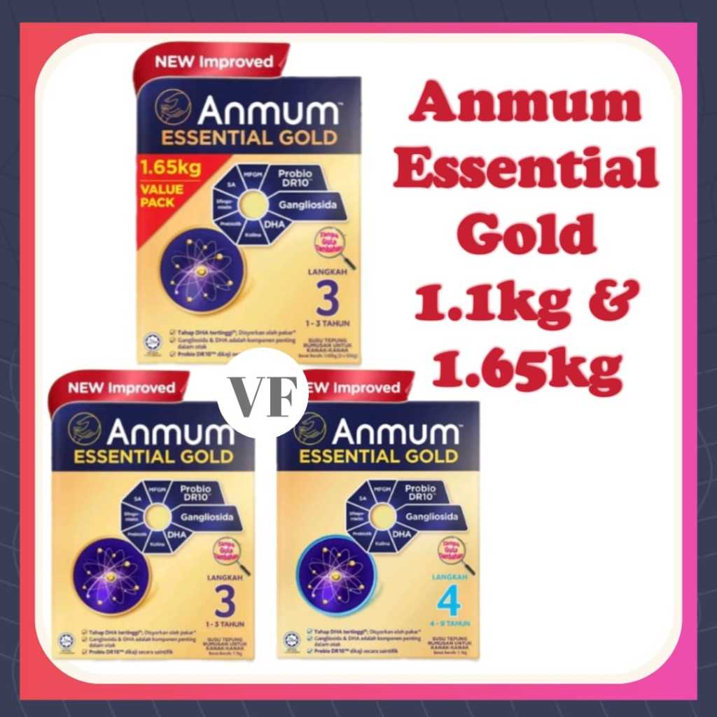 ANMUM Essential Gold Step 3 & Step 4 Children Formula Milk Powder 1.1kg ...