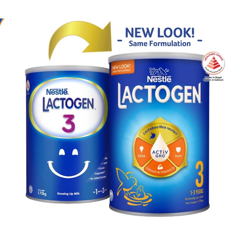 Nestle Lactogen Stage 3 Growing up 800g/1.75kg | Shopee Singapore