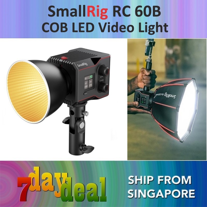 SmallRig RC 60B Portable Bi-Color COB LED Video Light (4376) | Shopee ...