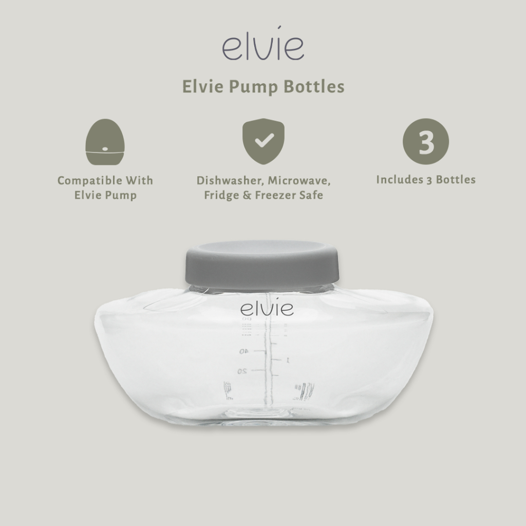 Elvie Pump Bottles (3 pack) | Shopee Singapore