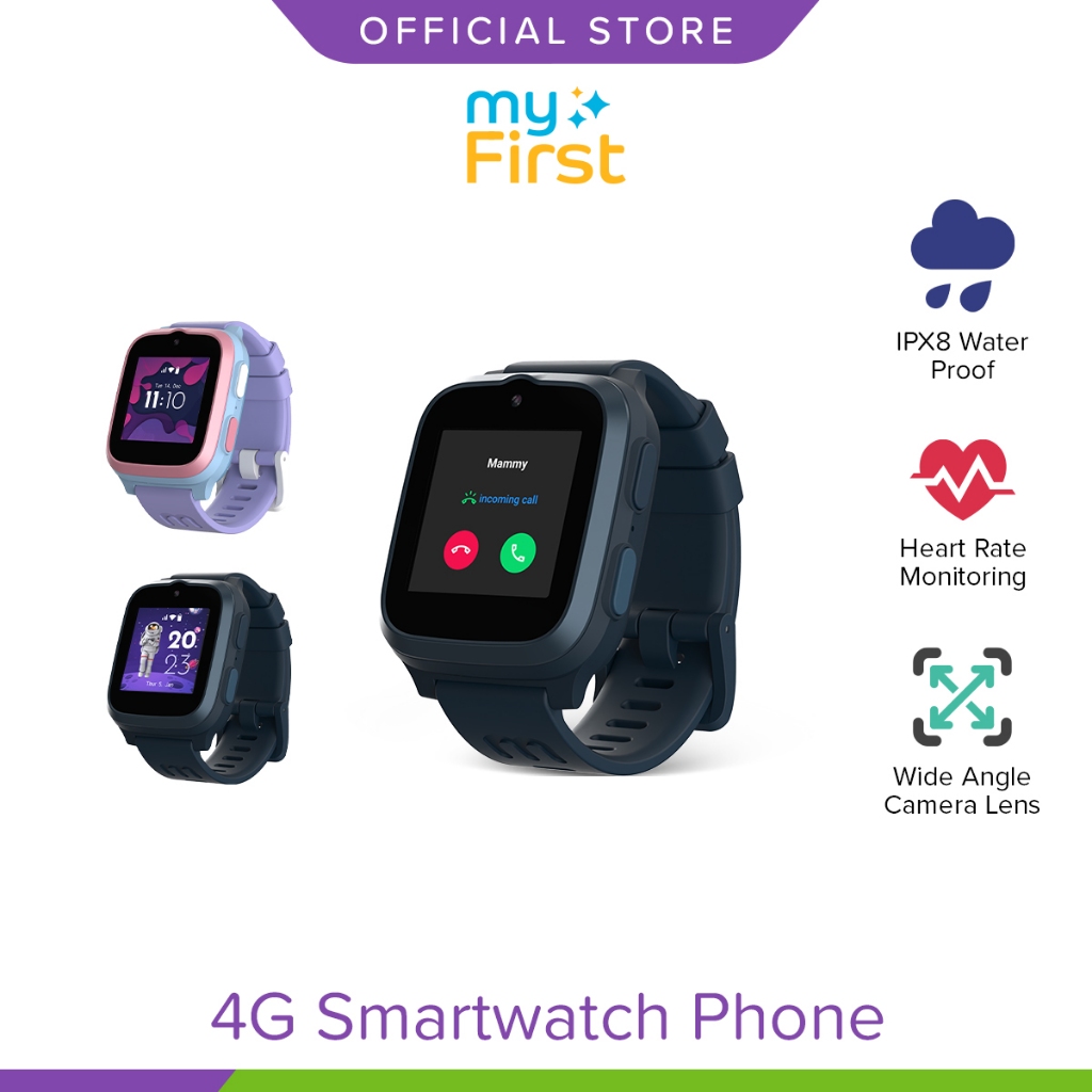 myFirst Fone S3+ - Smart Watch Phone for Kids with 4G Voice Calls Video Calls GPS Location ...