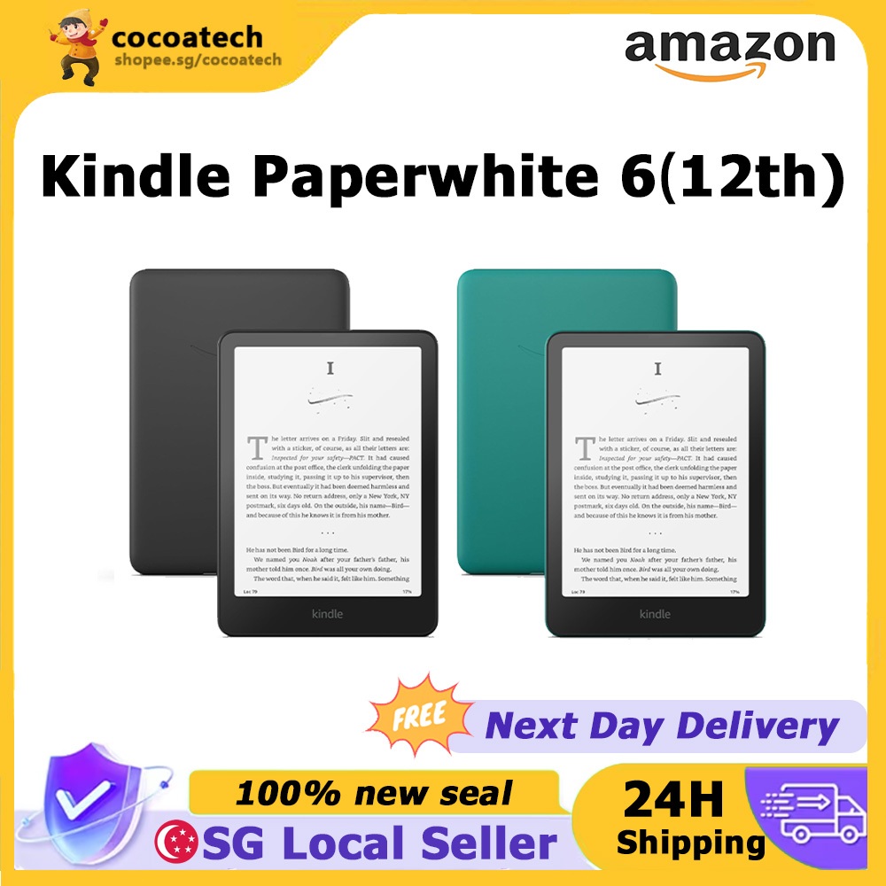 [2024] Amazon Kindle Paperwhite 6 (12th Generation) 7" Glare-free ...