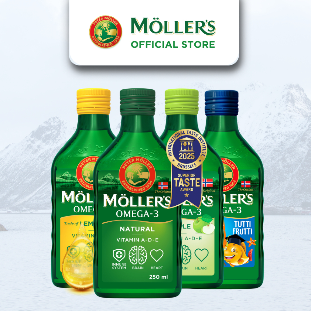 Moller’s ® | Omega 3 Cod Liver Oil | EPA, DHA, Vitamin A, D and E ...