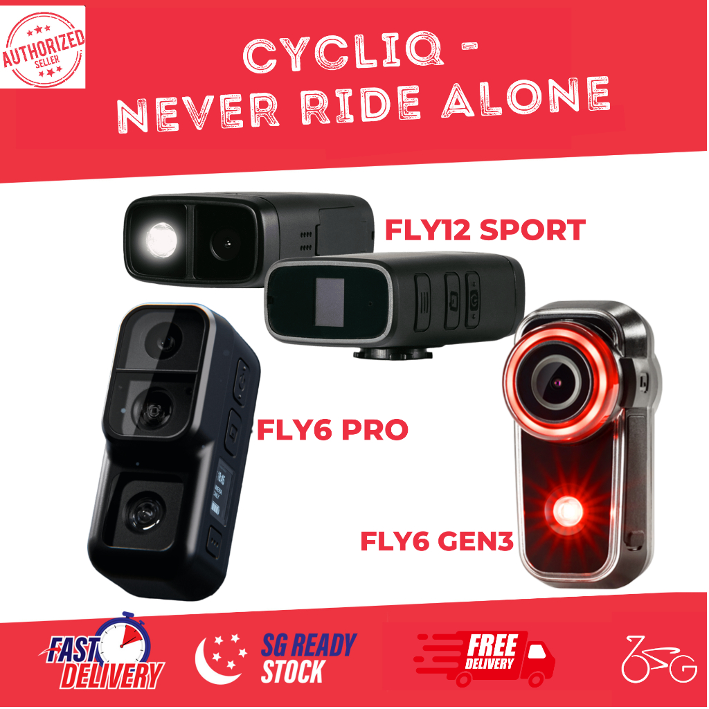 Cycliq Fly12 Sport Fly6 PRO Fly6 Gen 3 front-facing bike camera and ...