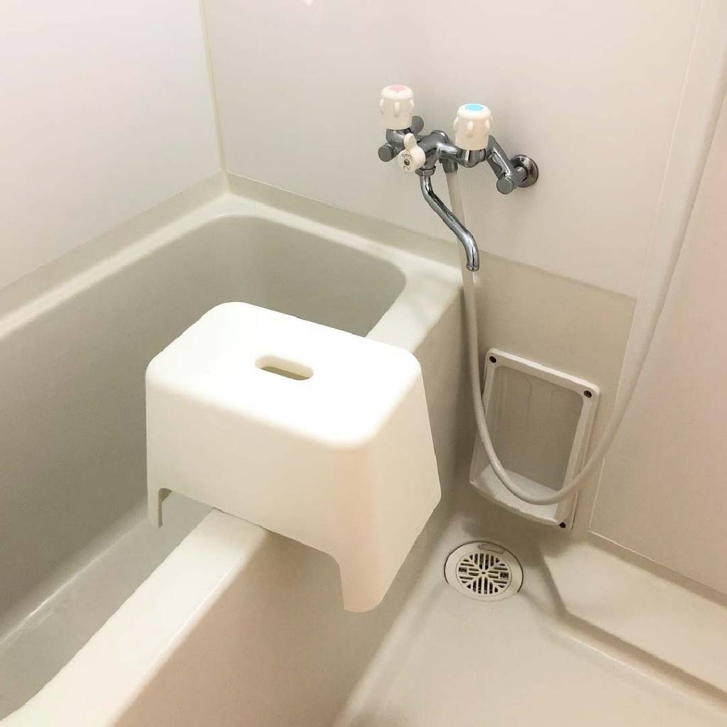 MUJI RPP Bath Stool White | Shopee Singapore