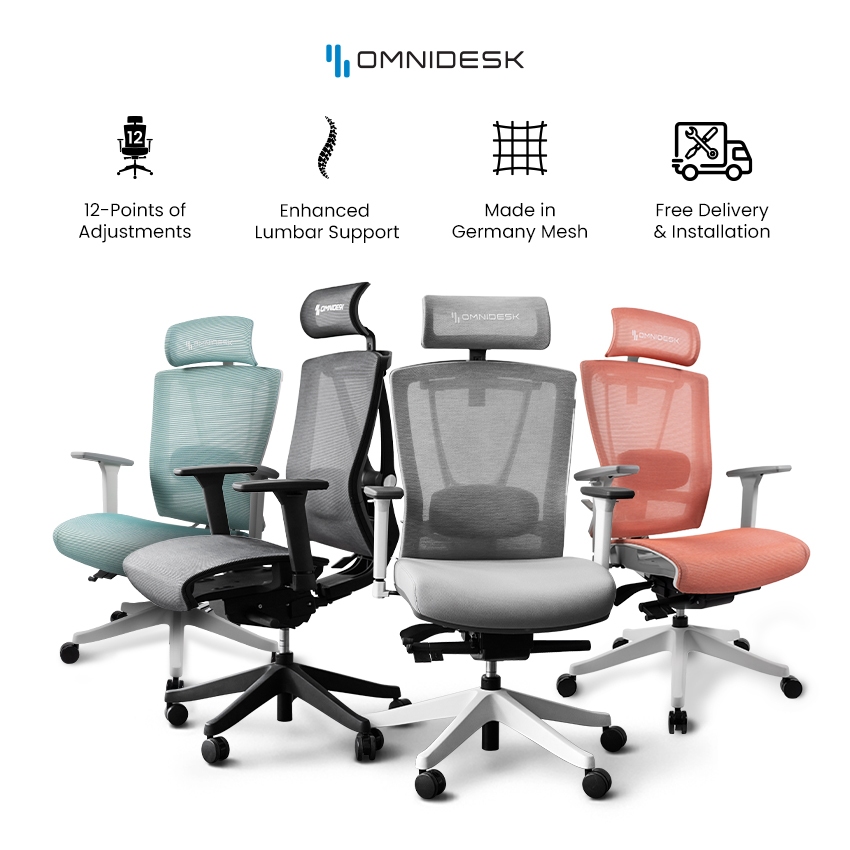 Omnidesk Embrace Pro - Ergonomic Office Chair | Shopee Singapore