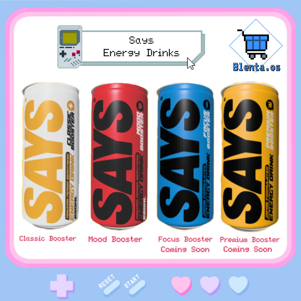 Says Energy Drinks Classic Booster / Mood Booster 250ml🔥SG READY STOCK🔥 ...