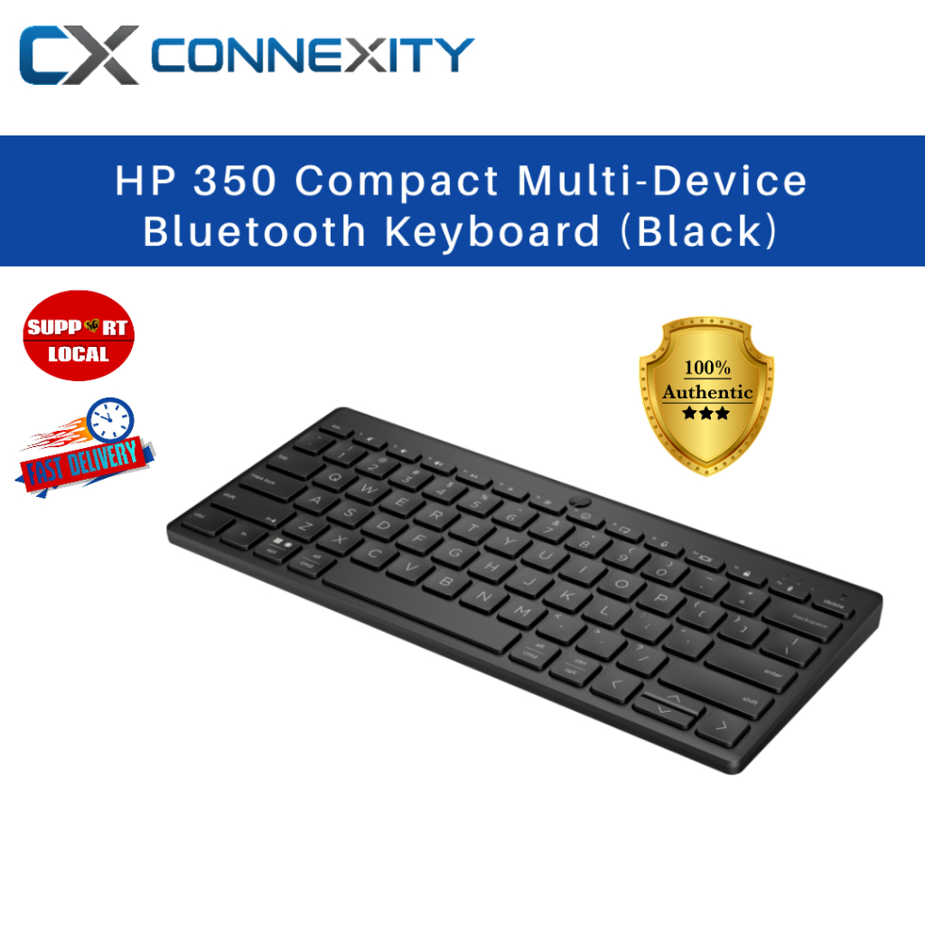 HP 350 Compact Multi-Device Bluetooth Keyboard | Bluetooth Keyboard HP 692S8AA HP Wireless ...