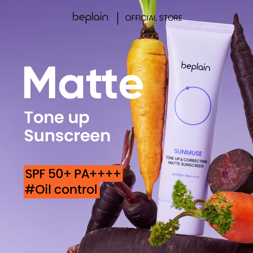 [beplain] 🇸🇬 Sunmuse Tone-Up & Correcting Matte Sunscreen SPF50+ PA ...