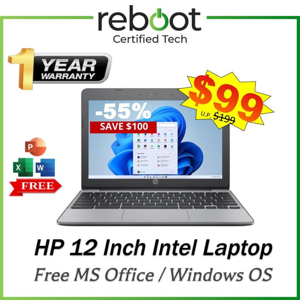HP 12 Inch Intel Laptop | Windows OS | Free MS Office | Local | Fast ...